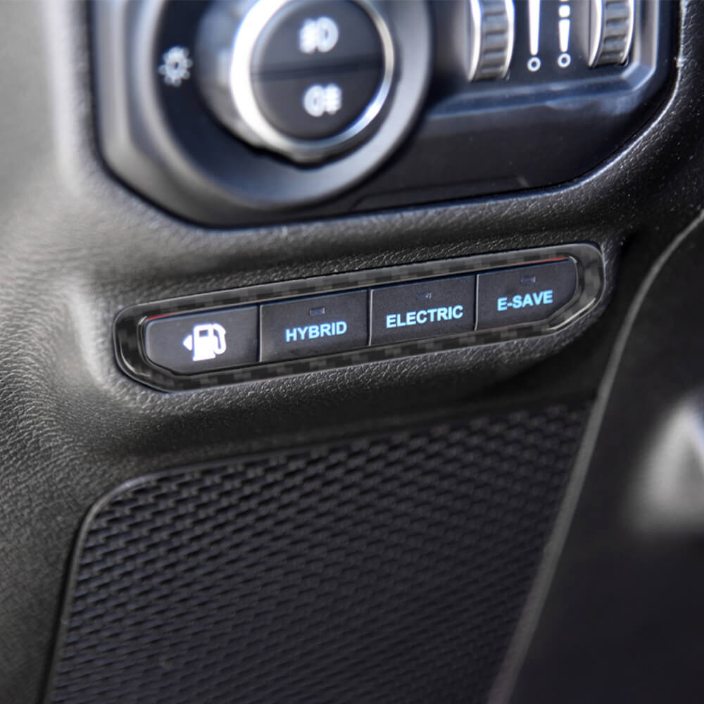 RT-TCZ Electric Mode Button Switch Cover Trim Bezel For Jeep Wrangler ...