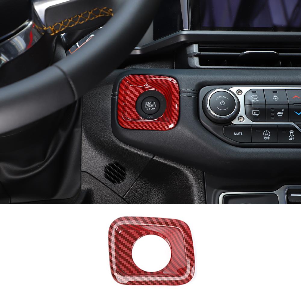 RT-TCZ For Jeep Wrangler JL 2024+ One-Button Start Switch Cover Panel ...