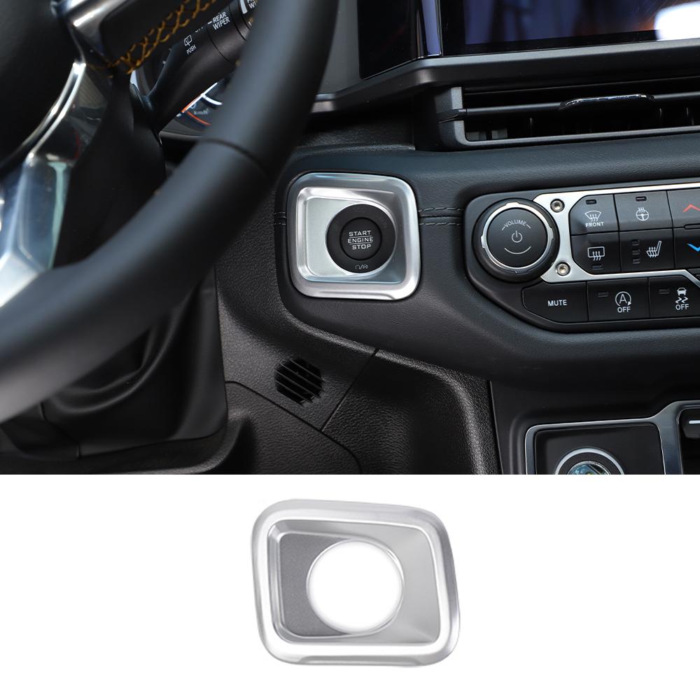 RT-TCZ For Jeep Wrangler JL 2024+ One-Button Start Switch Cover Panel ...