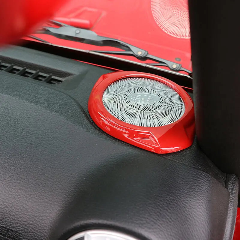 For 2015-2017 Jeep Wrangler JK A-pillar Horn/Roof Horn Trim Ring Cover ...