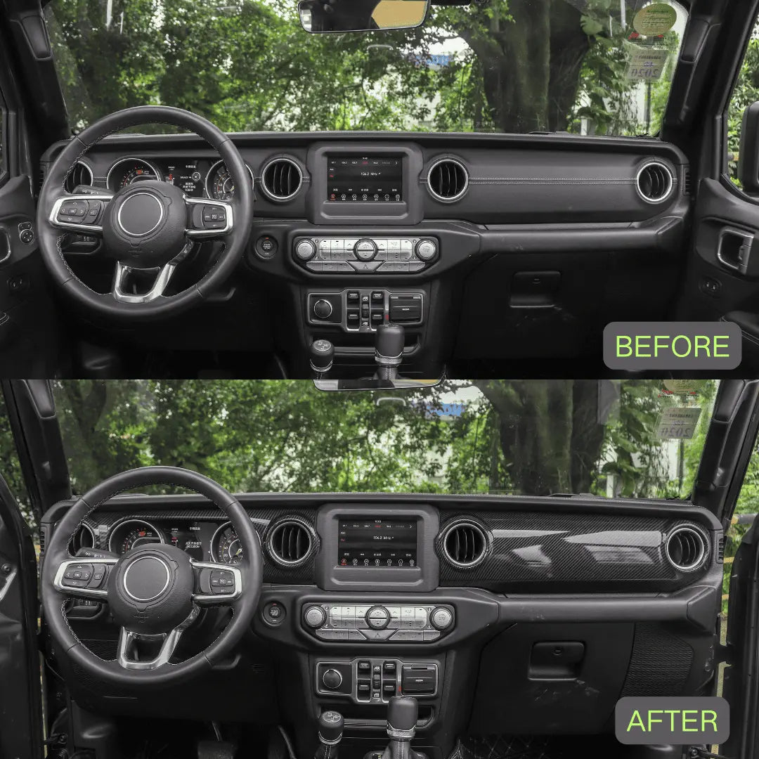 2018–2023 Jeep Wrangler JL JLU & Gladiator JT 2PCS Center Console ...