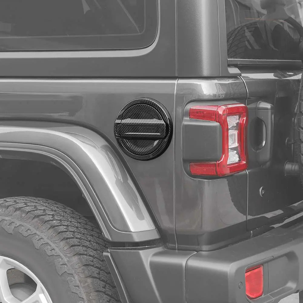 RT-TCZ Door Fuel Tank Gas Cap Cover Trim for 2018+ Jeep Wrangler JL 2/4 ...