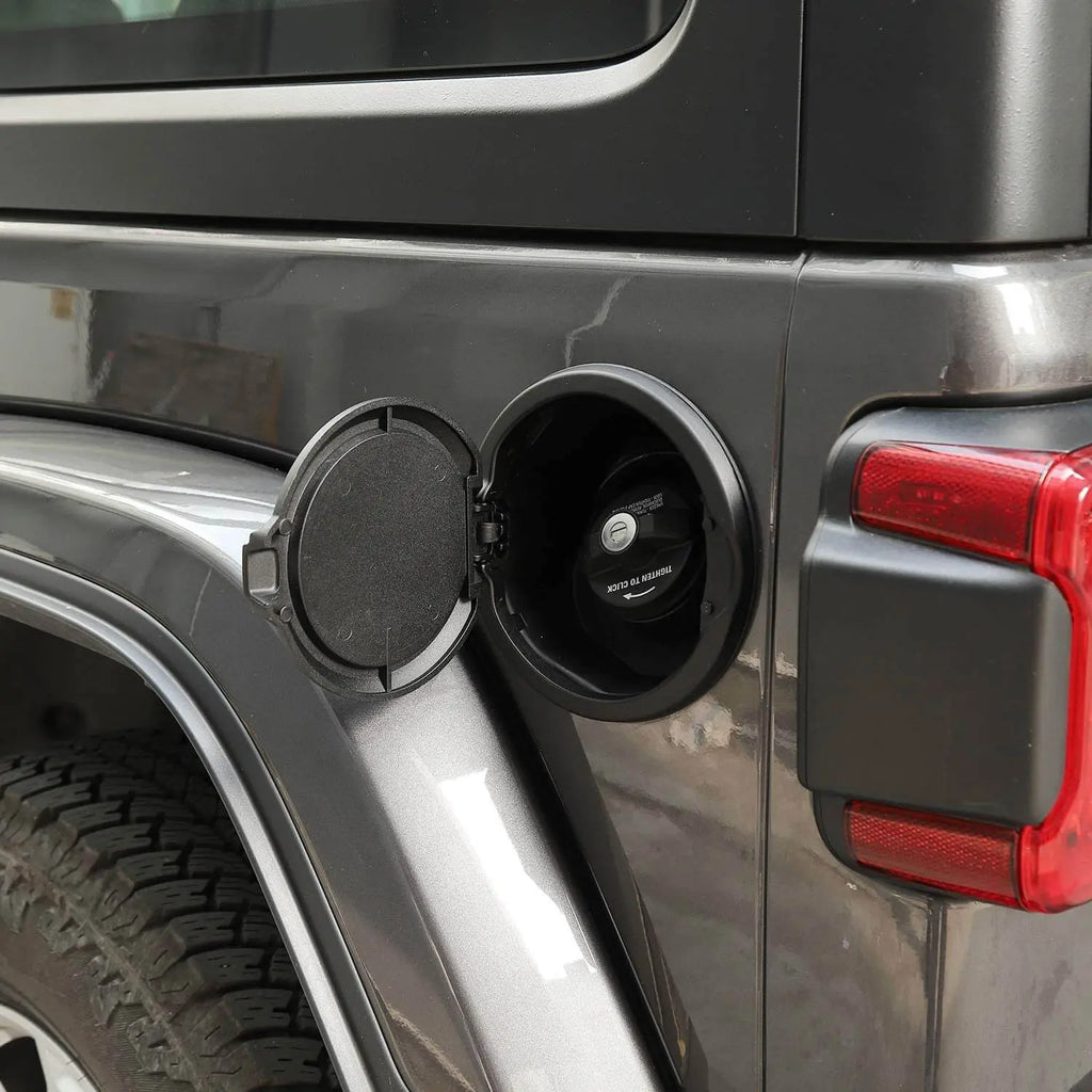 RT-TCZ Gas Tank Cover Aluminum Alloy Fuel Filler Door Cover for Jeep ...