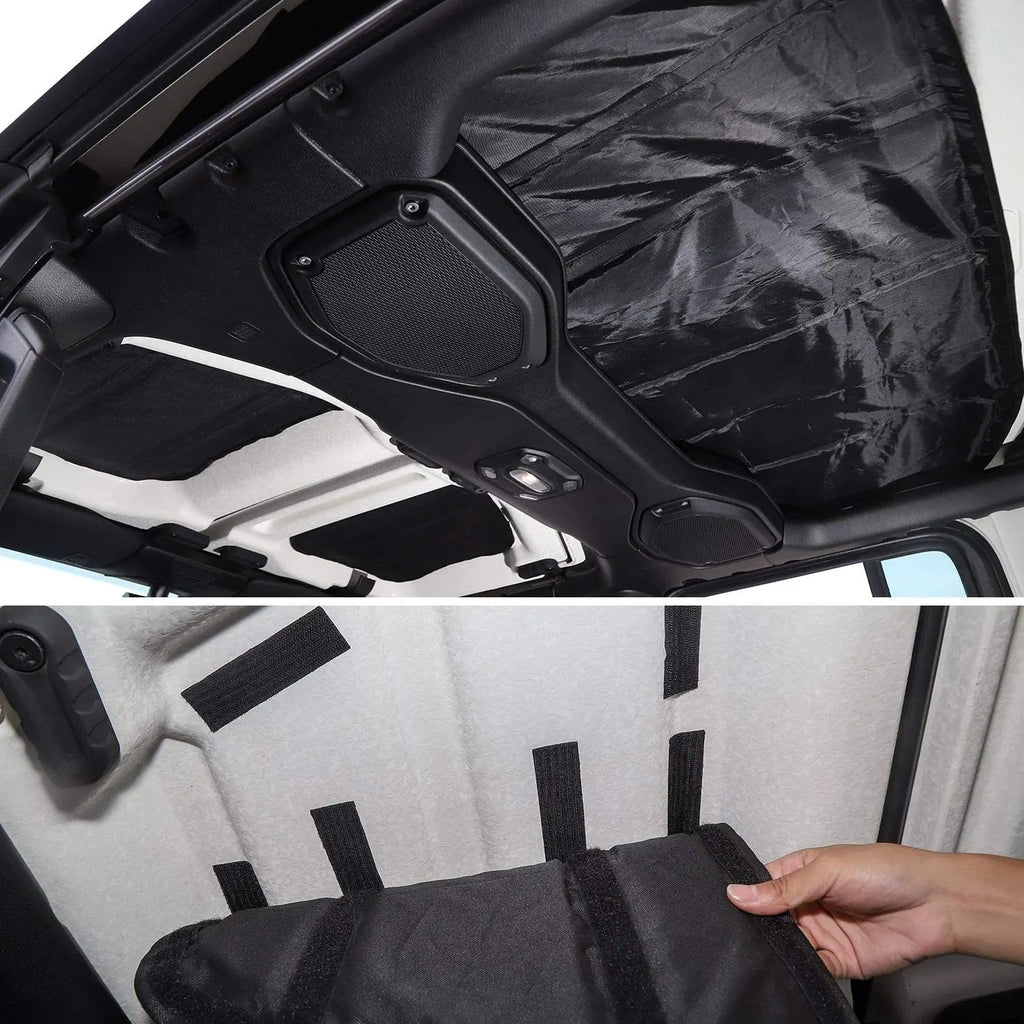 RT-TCZ Headliner Hardtop Heat Insulation Kit Rear Window Ceiling Roof ...