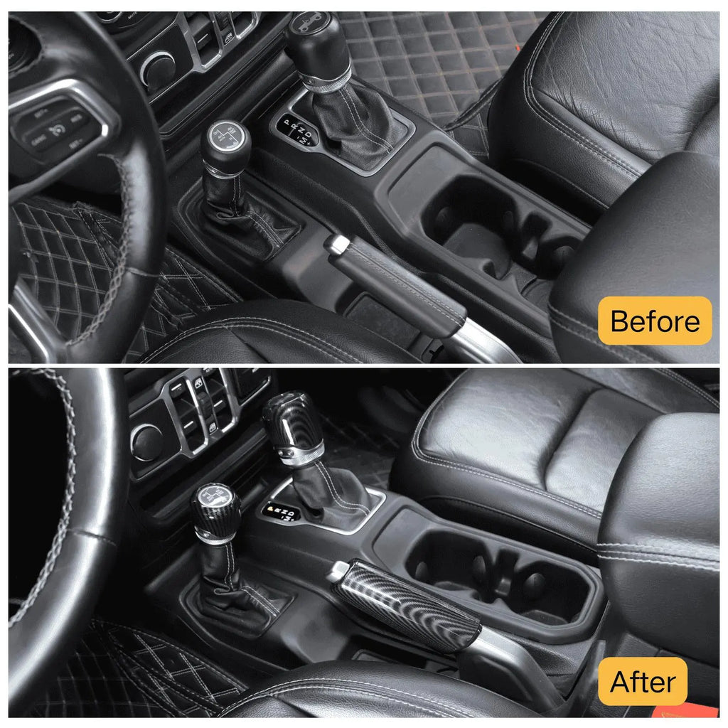 2018+ Jeep Wrangler JL, JLU & Gladiator JT Gear Shift, Handbrake & 4WD ...