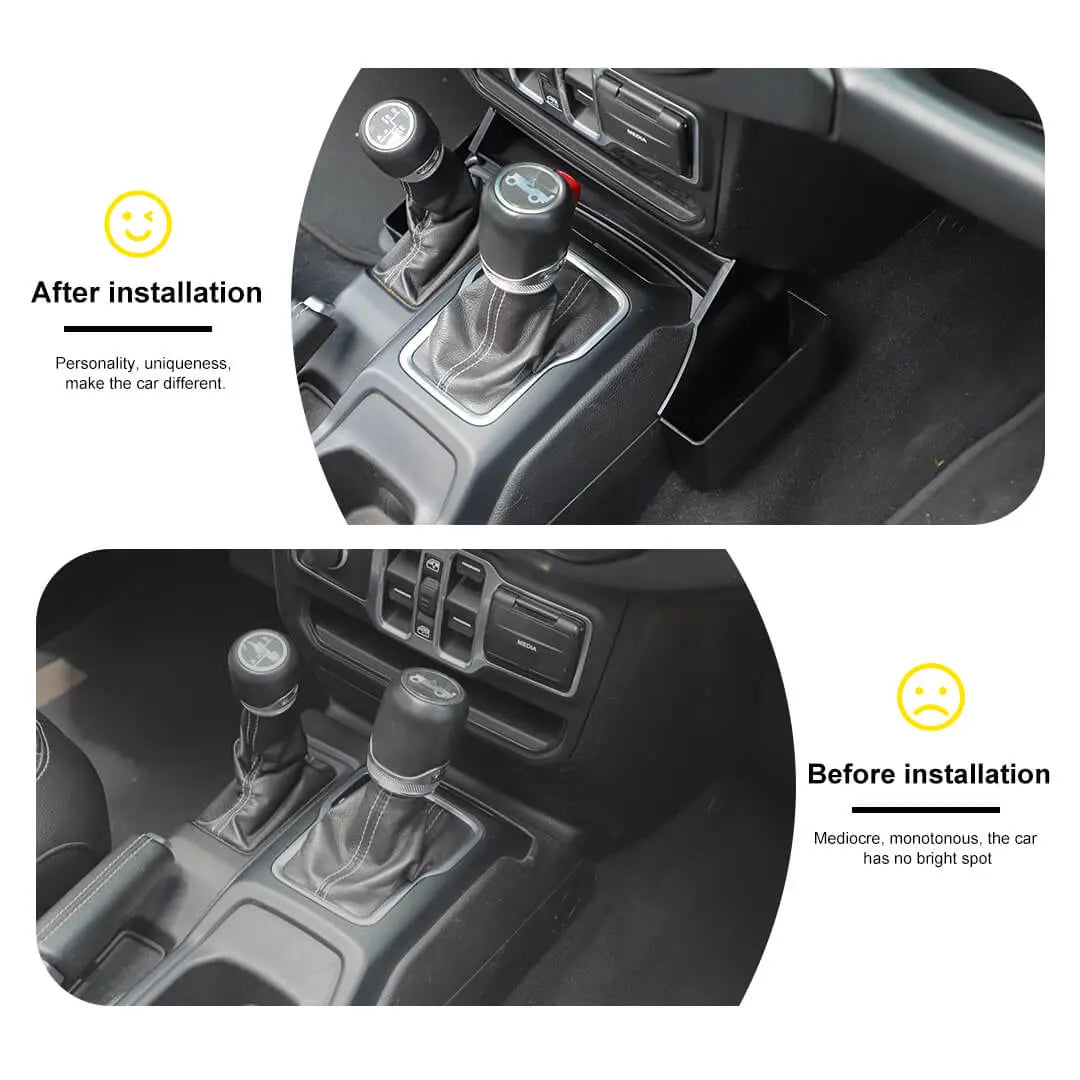 For 2018+ Jeep Wrangler JL & Gladiator JT Center Console Gear Shift ...