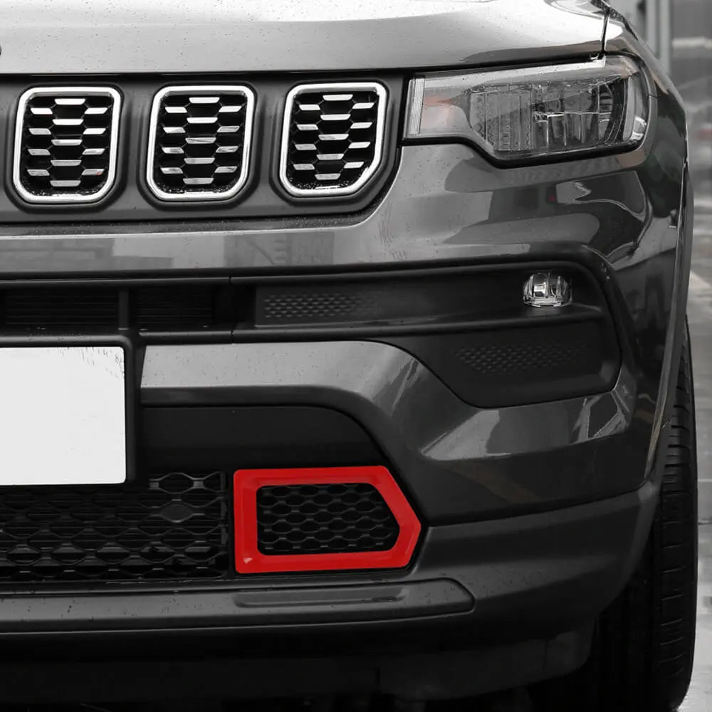 Jeep Compass 2021 2022 2023 2024 2025 Front Bumper Grill Frame Bezel ...