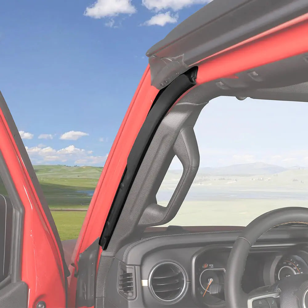 For 2024+ Jeep Wrangler JL/Gladiator JT New Front Door Weather Strip S ...