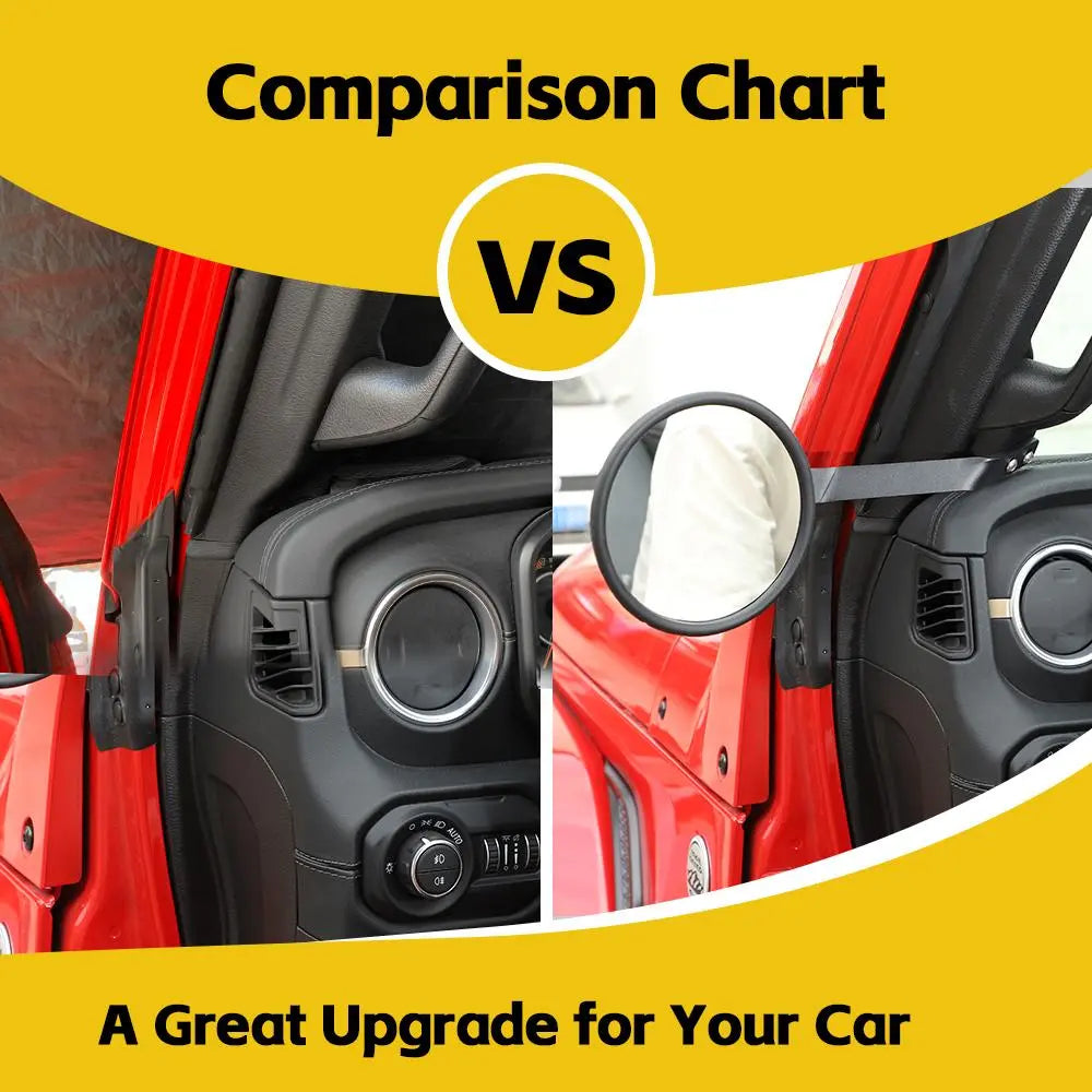 RT-TCZ Side Rearview Mirror A-pillar Grab Handle Rear View Mirror For ...
