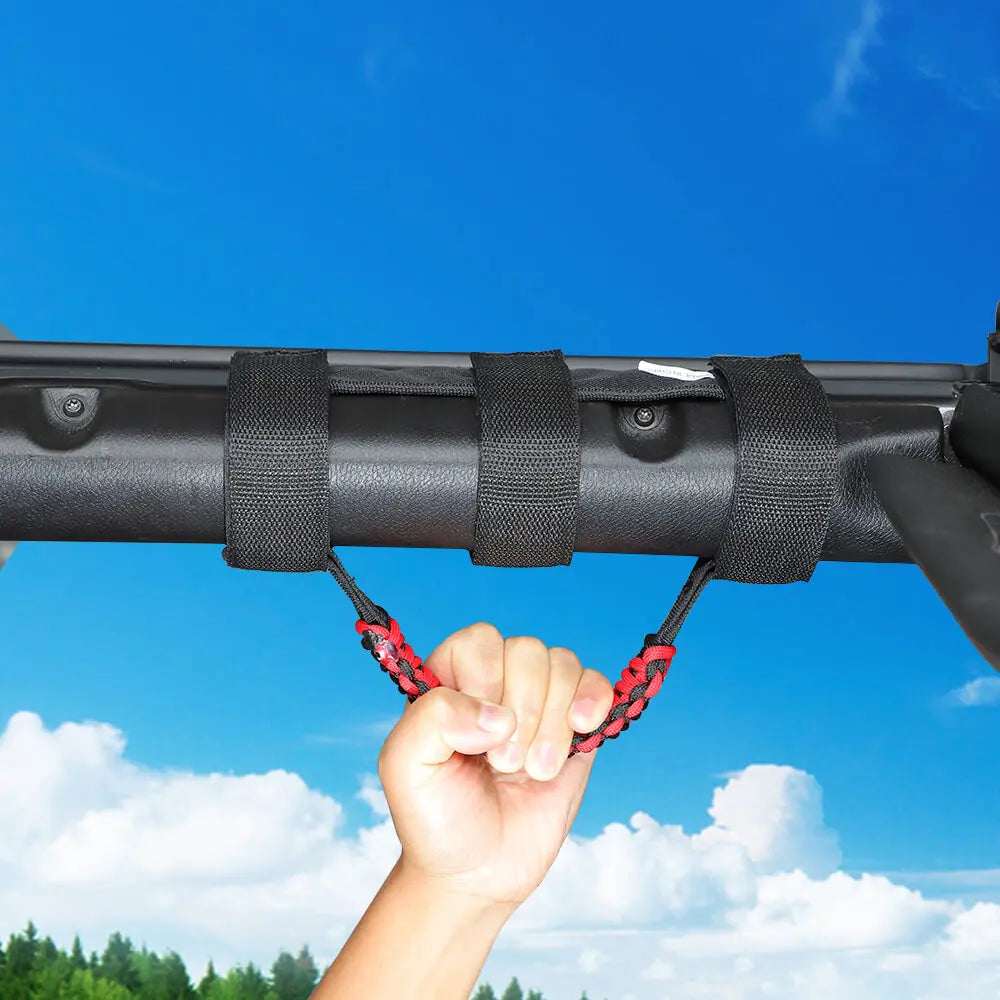 For Jeep Wrangler JK JL & Gladiator JT 2PCS Roll Bar Grab Handle ...