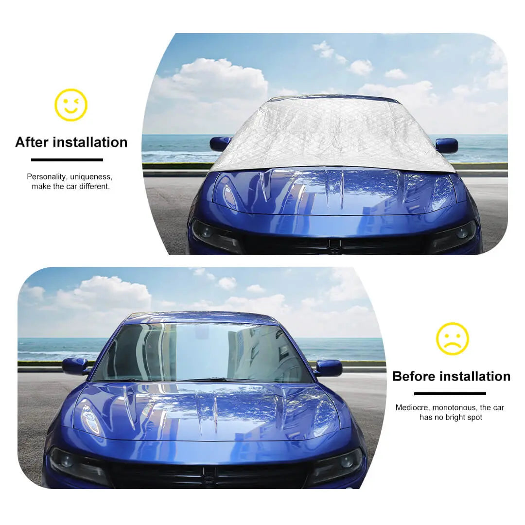 For Universal Car Windshield Snow Cover Front Winter Ice Frost Guard ...