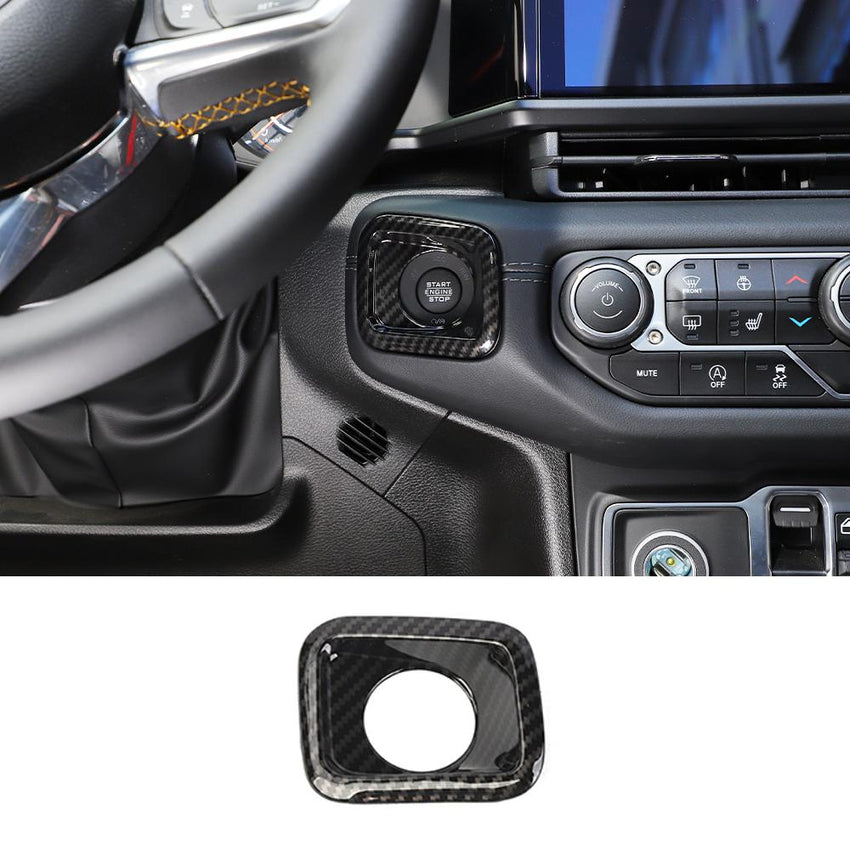 RT-TCZ For Jeep Wrangler JL 2024+ One-Button Start Switch Cover Panel ...