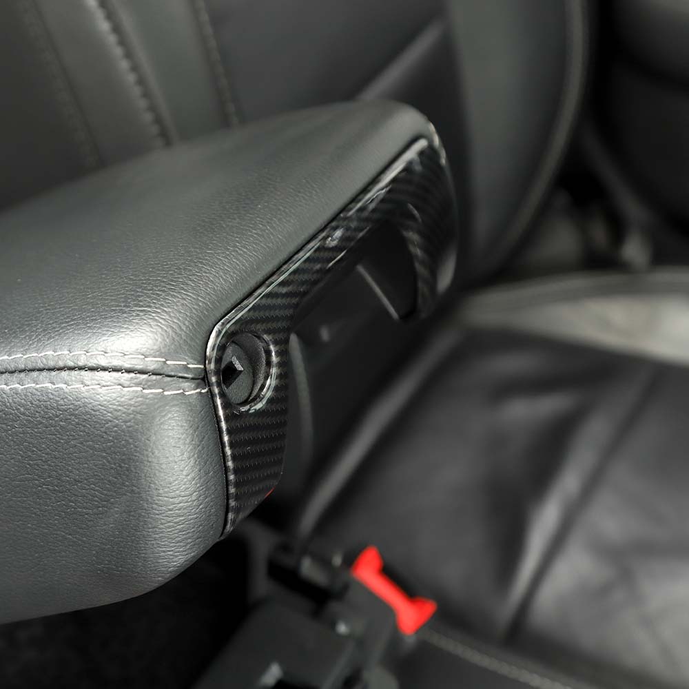 RT-TCZ Central Armrest Box Keyhole Trim Cover for Jeep Wrangler JL JT 2018+