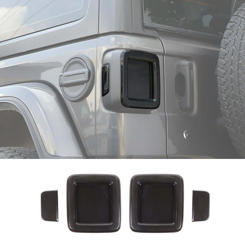 RT-TCZ Tail Light Cover Halogen Lamp Guard Trim Frame Bezels Decoration ...