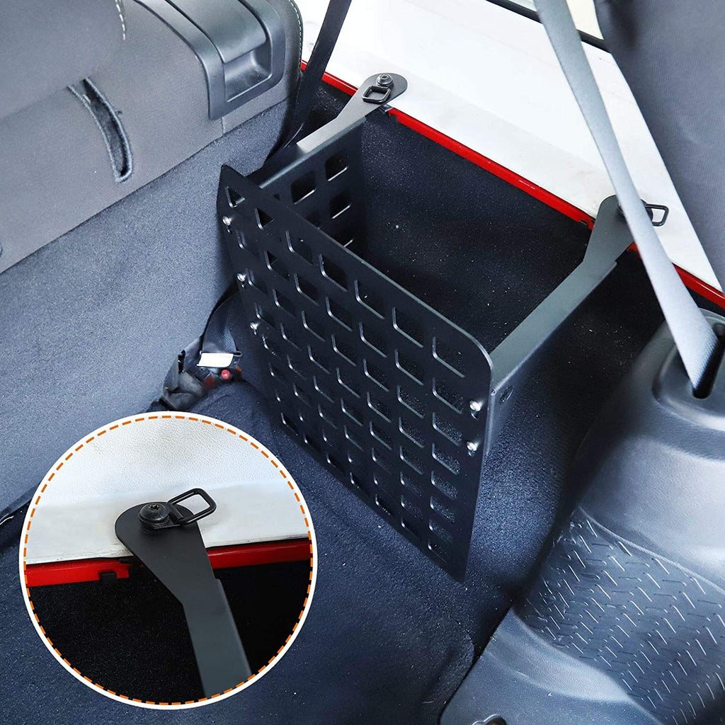 RT-TCZ Rear Trunk Cargo Rack Shelf Cargo Storage Box for Jeep Wrangler ...