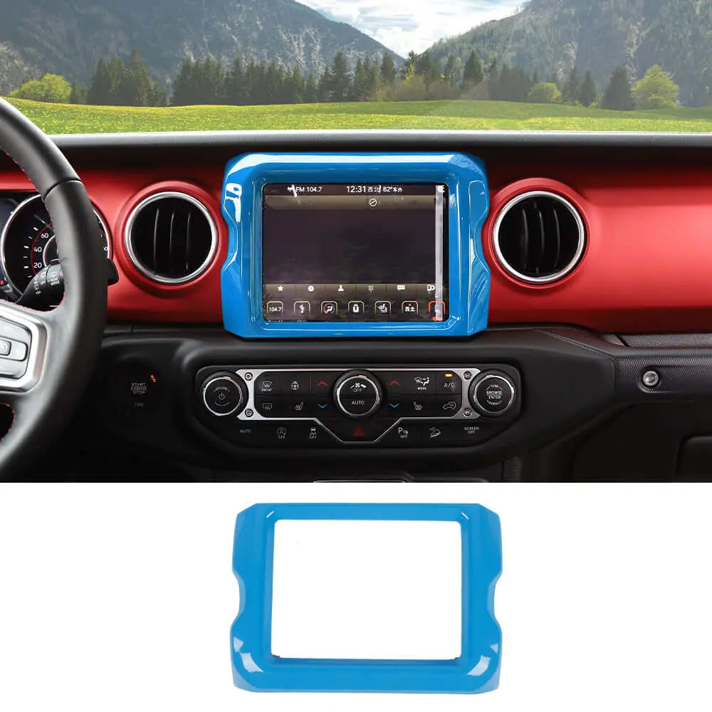 Jeep Wrangler JL/JLU & Gladiator JT Rubicon Navigation Screen Bezel ...