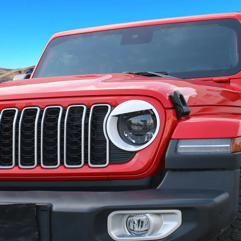 RT-TCZ Front Side Headlight Lamp Moldings Cover Trim For 2024+ Jeep ...