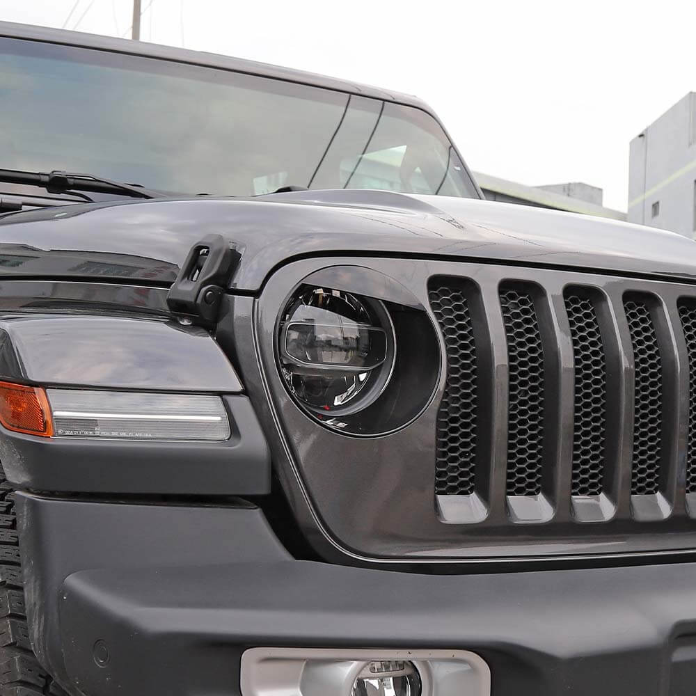 RT-TCZ Angry Bird Front Headlight Bezels Decor Cover for Jeep Wrangler ...