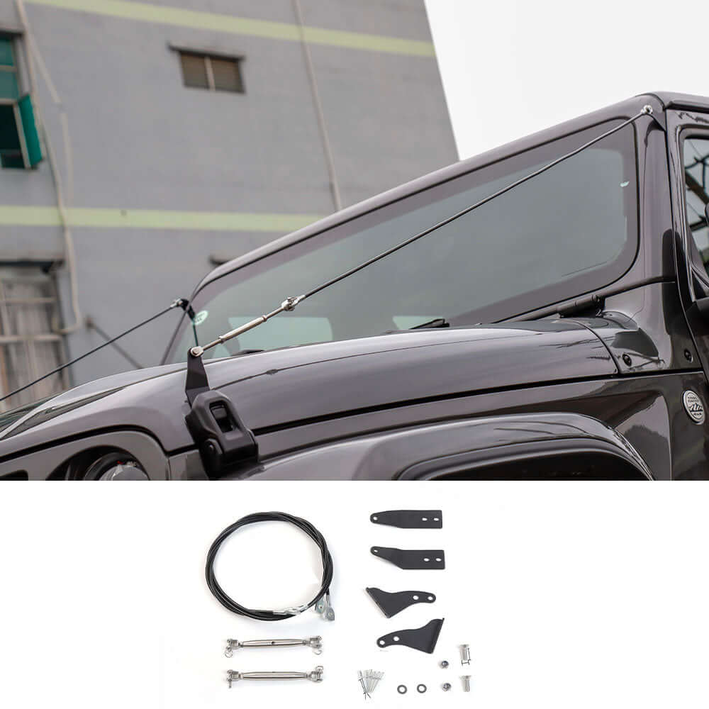 Jeep Wrangler JL/JLU & Gladiator JT Adjustable Limb Riser Kit – Black ...